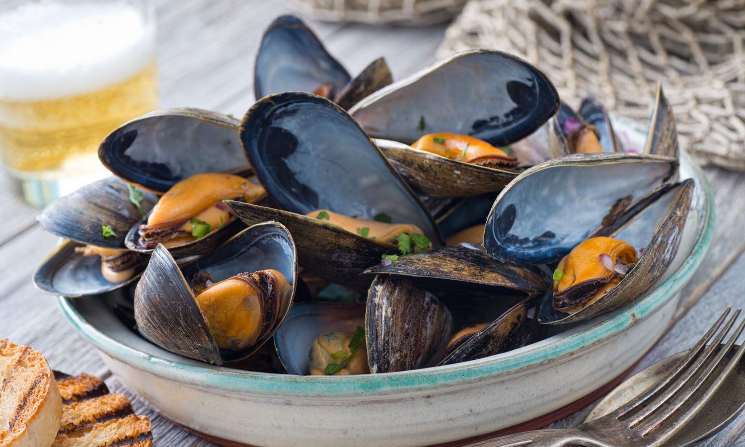 Muscheln mit satter Tradition - Webster Brauhaus
